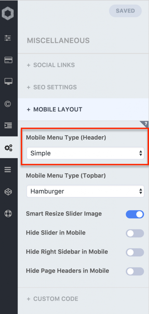 Optimizer Pro - Theme Integration – Max Mega Menu