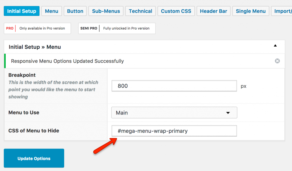 Configuring mobile menu plugins to work with Max Mega Menu – Max Mega Menu