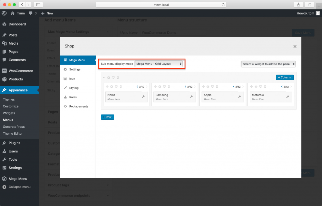 How To Display Woocommerce Categories In Your Menu Max Mega Menu